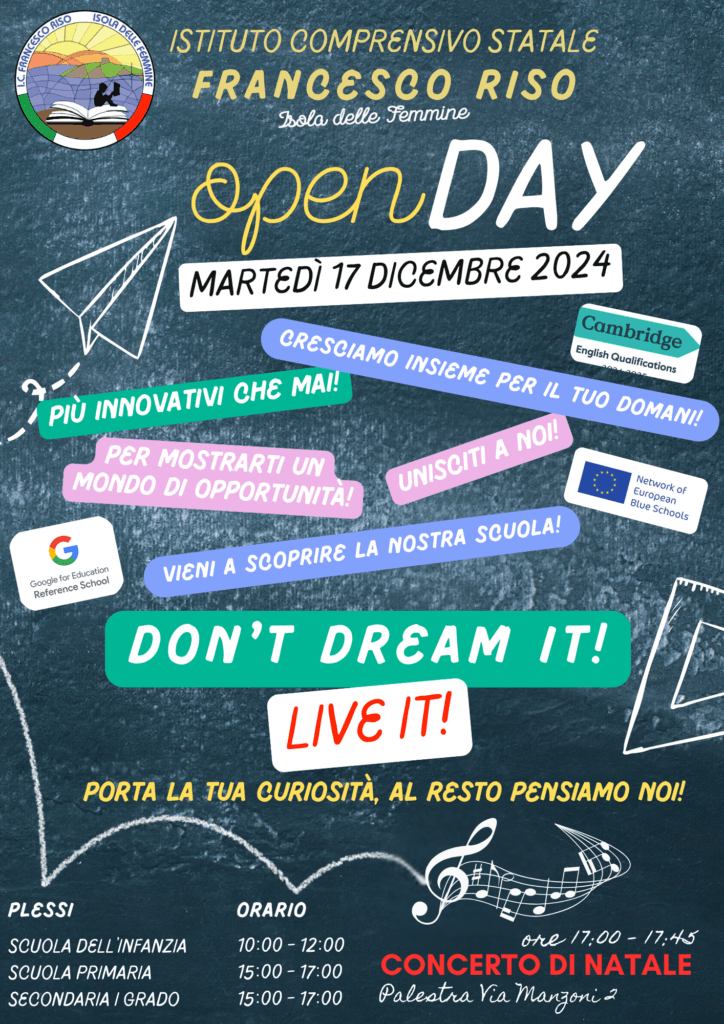 Open day 2024 – Istituto Comprensivo Statale